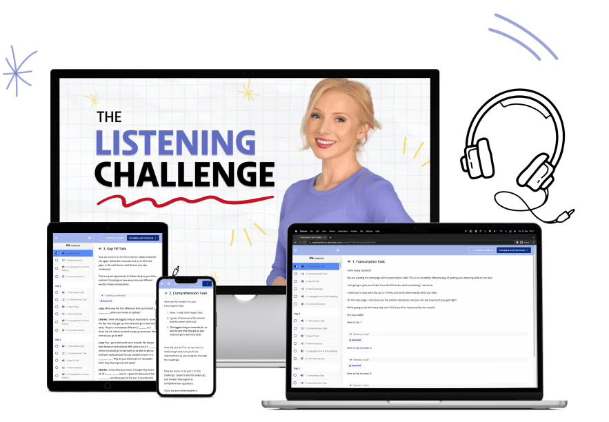 30 Day English Listening Challenge | English With Lucy